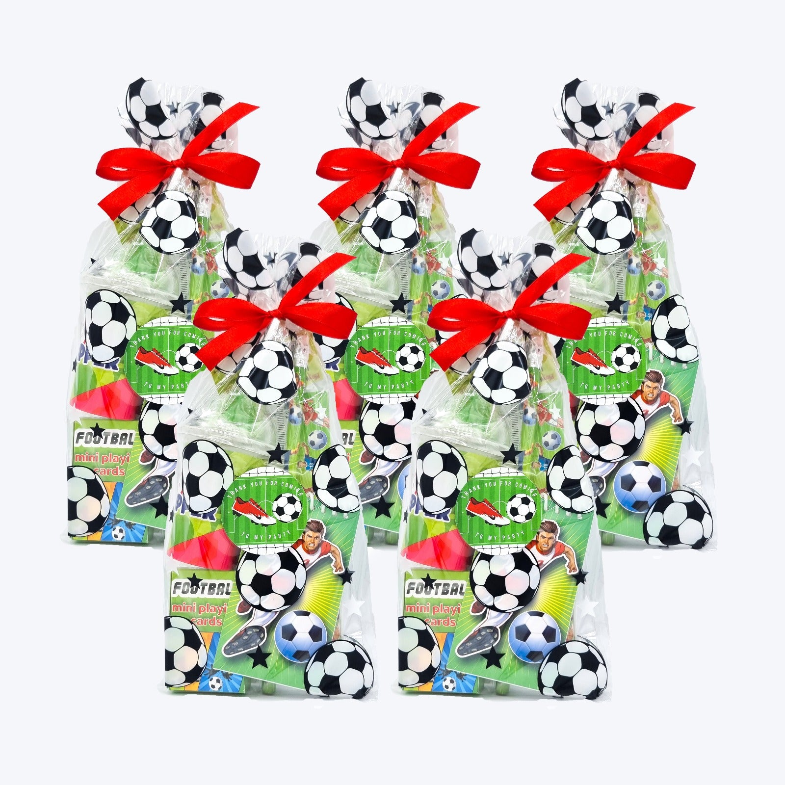 Children Pre Filled Birthday Football Goody Bags With Toys And Sweets ...