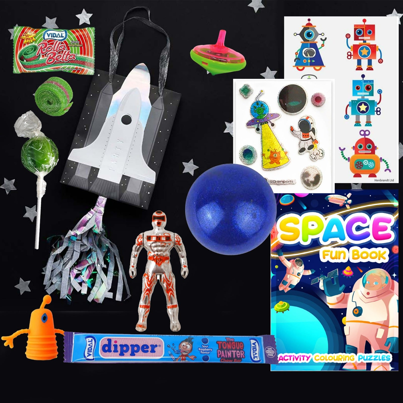 Pre Filled Birthday Party Rocket Astronaut Goody Bags – Angeles Couture