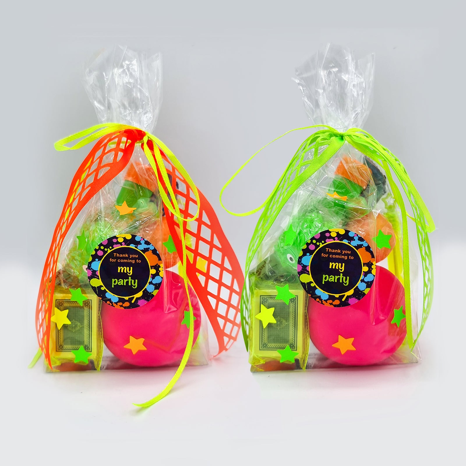 Pre Filled Birthday Neon Party Goody Bags For Boys And Girls – Angeles ...