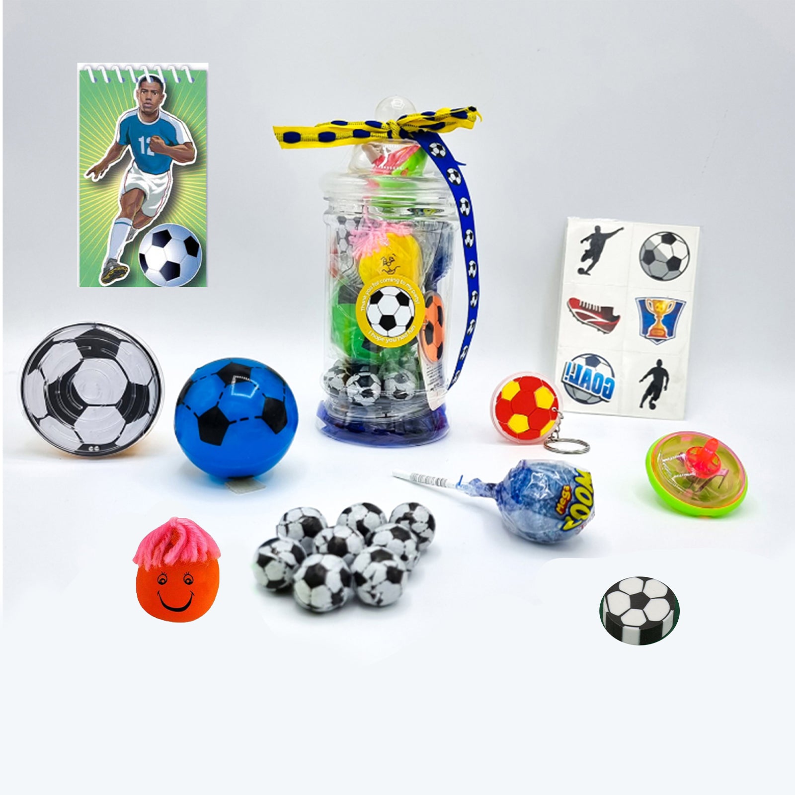 Pre Filled Football Birthday Party Gift Goody Jars – Angeles Couture